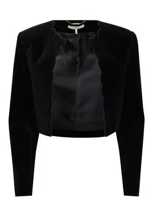 CHLOÃ© Scalloped Jacket - Black