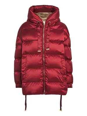 Max Mara Water-resistant Down Puffer Jacket - Red