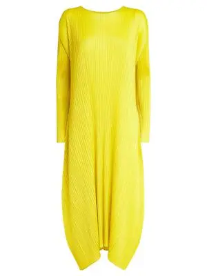 Issey Miyake Monthly Colors October Maxi Dress - Yellow