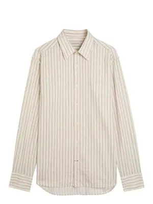 Oliver Spencer Conduit Striped Cotton Shirt - Ecru