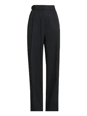 Emporio Armani Wide-leg Cotton-blend Trousers - Blue