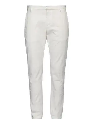 DONDUP Cotton Blend Corduroy Pants White