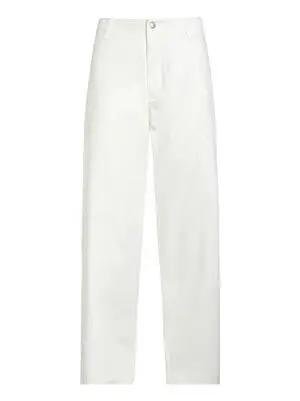 Emporio Armani Baggy Fit Cotton Jeans - Off White
