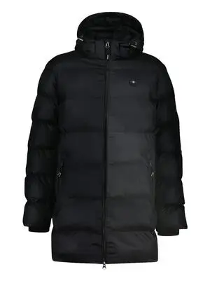 Gant Quilted Hooded Jacket - Black