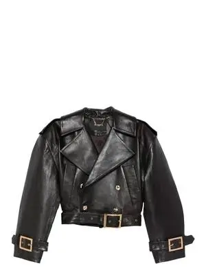 Retrofete Belted Double-breasted Jacket - Brown