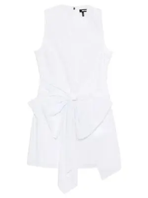 ROTATE BY BIRGER CHRISTENSEN Bow-detail Mini Dress - White