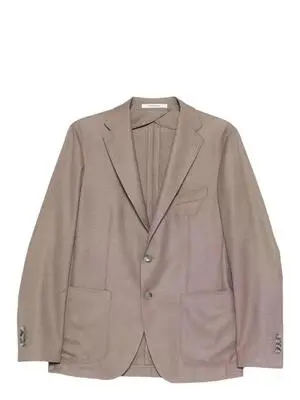 Tagliatore Textured Patch Pocket Jacket - Neutrals