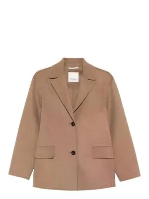 Max Mara Button Pocket Jacket - Brown