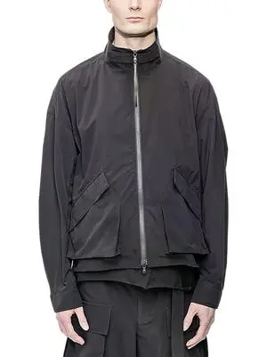 THE VIRIDI-ANNE Zip-up Jacket - Black