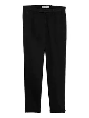 BRIGLIA 1949 Pleated Chinos - Black