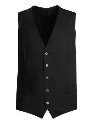Dolce & Gabbana Virgin Wool Waistcoat - Black
