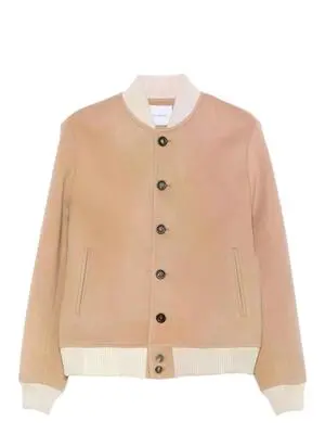 Malo Button Bomber Jacket - Neutrals