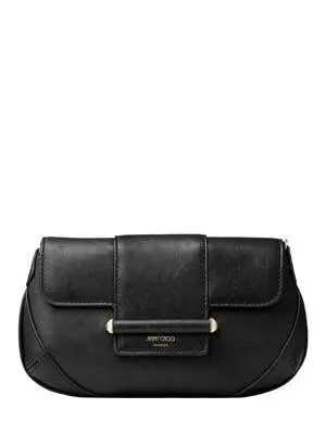 JIMMY CHOO Chain Cross Body Bag - Black