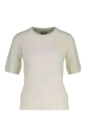 Gant Lambswool T-shirt - Neutrals