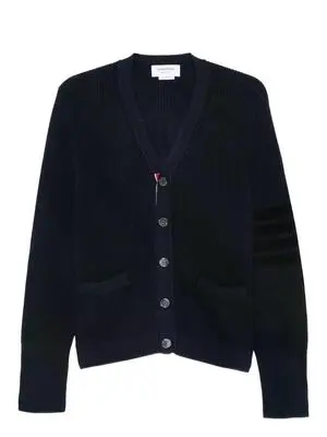 Thom Browne 4-bar Stripe Cardigan - Blue