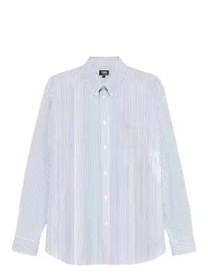 Fendi Striped Long-sleeved Shirt - White