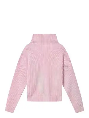 Isabel Marant Ribbed Roll-neck Pullover - Pink