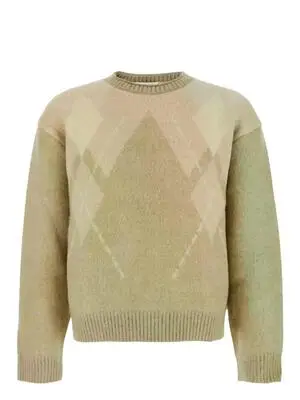 COOR Argyle Crew-neck Sweater - Neutrals