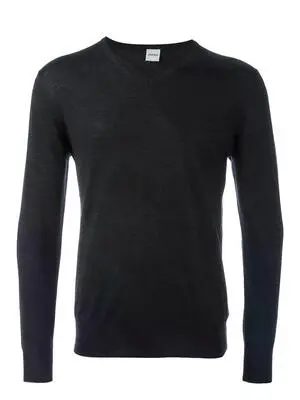 Aspesi V-neck Jumper - Black