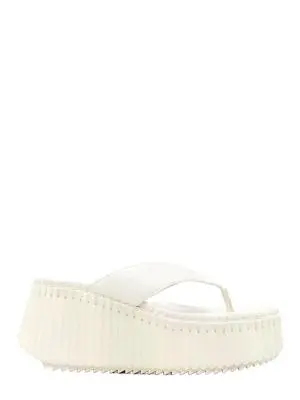 Chloé Flatform Sandals - Neutrals