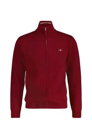 Gant Zip-fastening Wool Sweatshirt - Red