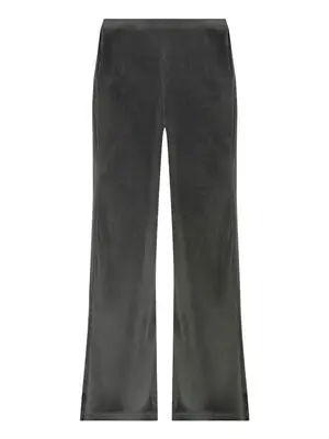 BALENCIAGA Velour Wide-Leg Track Pants