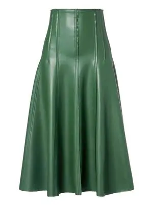 Norma Kamali Grace Midi Skirt - Green