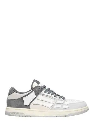 Amiri Distressed Skel Top Low Sneakers Grey