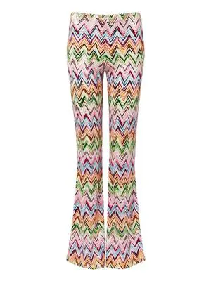 MISSONI Zig Zag High-Rise Flared Pants
