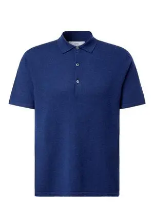 Arch4 Cashmere Polo Shirt - Blue