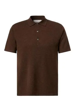 Arch4 Cashmere Polo Shirt - Brown