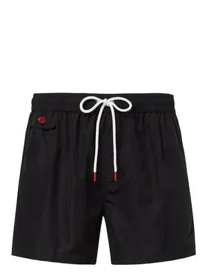 Kiton Logo Swim Trunks - Black