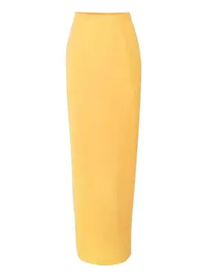 Carolina Herrera Column Maxi Skirt - Yellow