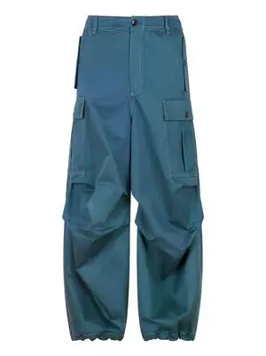 Marni Flap-pocket Cargo Pants - Blue