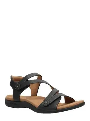 TAOS Big Time Ankle Strap Sandal Black