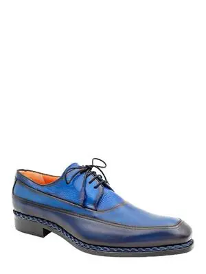 Mezlan Bowery Leather Derby - Navy Multi