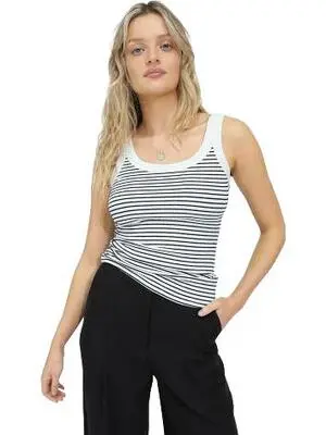 BELLE & BLOOM Ribbed Tank Top - Multi