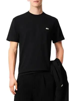 Lacoste Classic Fit Cotton Graphic T-shirt - Black