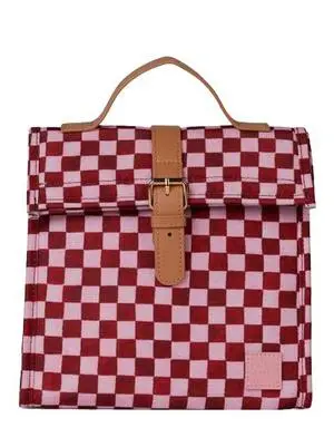 THE SOMEWHERE CO Lunch Satchel - Crimson Haze