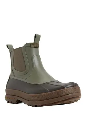 Sperry Clifton Chelsea Waterproof Duck Boot - Olive