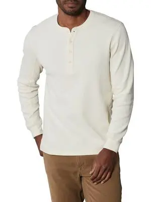 THE NORMAL BRAND Vintage Thermal Mountain Henley - Ivory