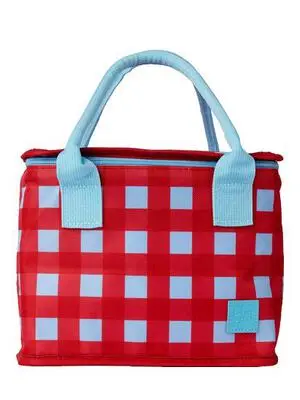 THE SOMEWHERE CO Printed Insulated Lunch Bag - Raspberry Crush