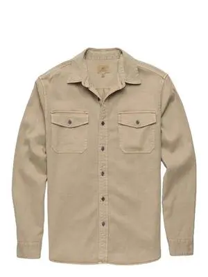 SURFSIDE SUPPLY CO. Jeb Tencel Shirt Chinchilla
