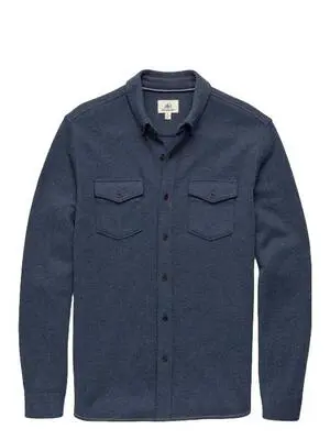 SURFSIDE SUPPLY CO. Rex Soft Knit Shirt - Navy Heather
