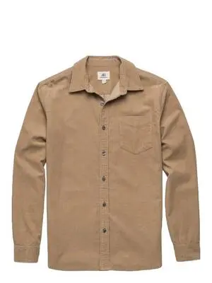 SURFSIDE SUPPLY CO. Brian Corduroy Shirt Chinchilla