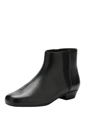 ABEO Via Ankle Boots - Black Leather - Regular