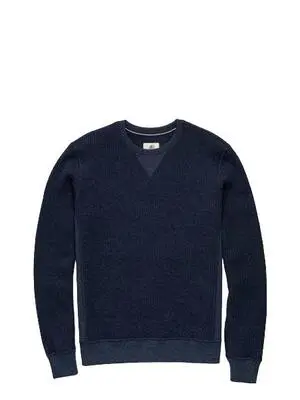SURFSIDE SUPPLY CO. Butch Waffle Thermal Crewneck - Navy Heather