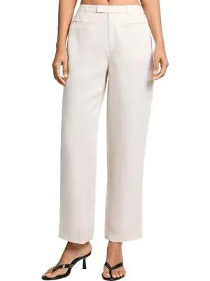 Onia Air Linen Mid-rise Pant - Natural