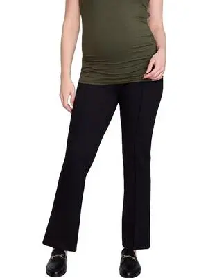 Motherhood Maternity Secret Fit Ponte Maternity Pants - Black