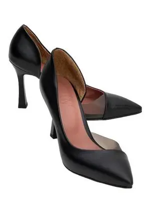 PROLOGUE SHOES Ursula Pointed Toe Pump - Black